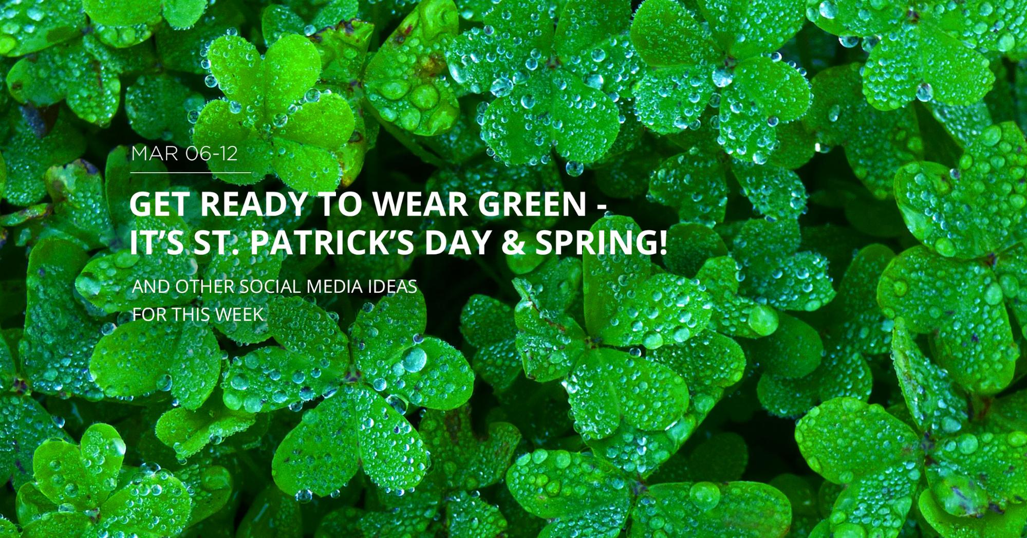 Get Ready To Wear Green – It’s St. Patrick’s Day & Spring – PromoRepublic